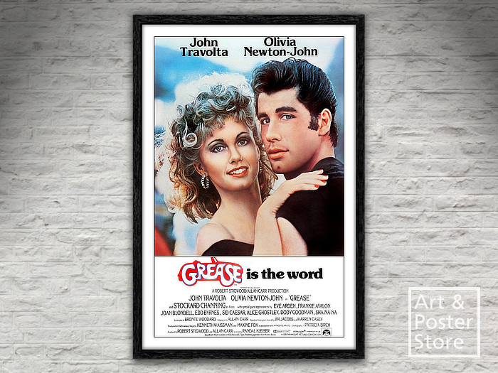 Second Life Marketplace - GREASE | Classic Movie Poster | Plain Mesh ...